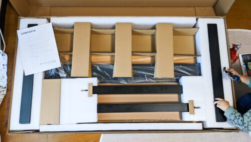 FlexiSpotサブブランドSANODESK「E150」レビュー。2万円台で天板セット。コスパ電動昇降デスク | OKINAlog