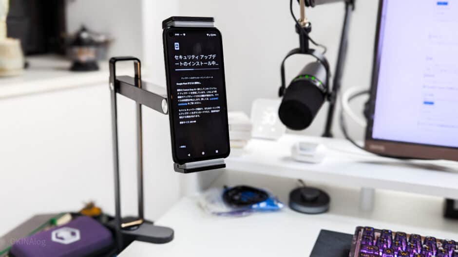 X-Layout「X-Arm」レビュー。8,000円おしゃれアームスタンドでスマホを宙に浮かせて目線の高さに | OKINAlog